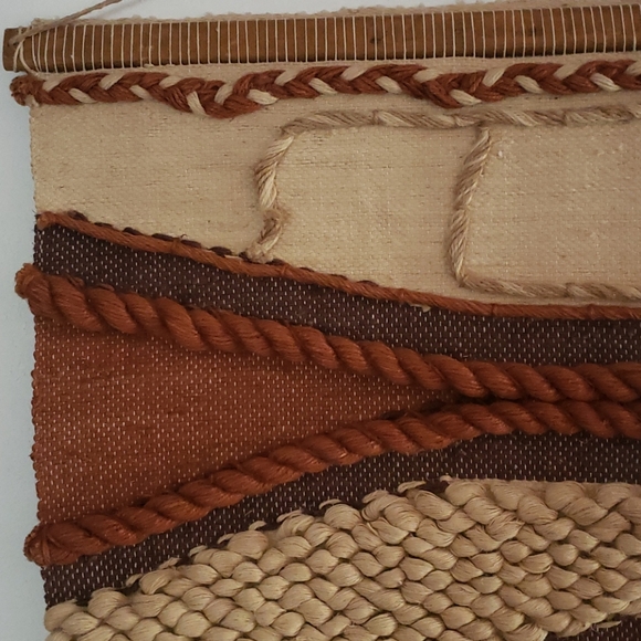 Vintage | Wall Decor | Vintage Boho 7s Woven Macrame Wall Hanging ...